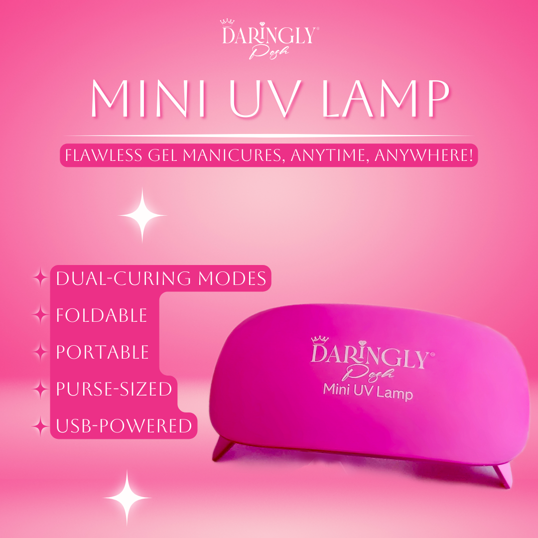 Mini UV Lamp | Portable Travel-Friendly Hot Pink UV LED Lamp – Daringly ...